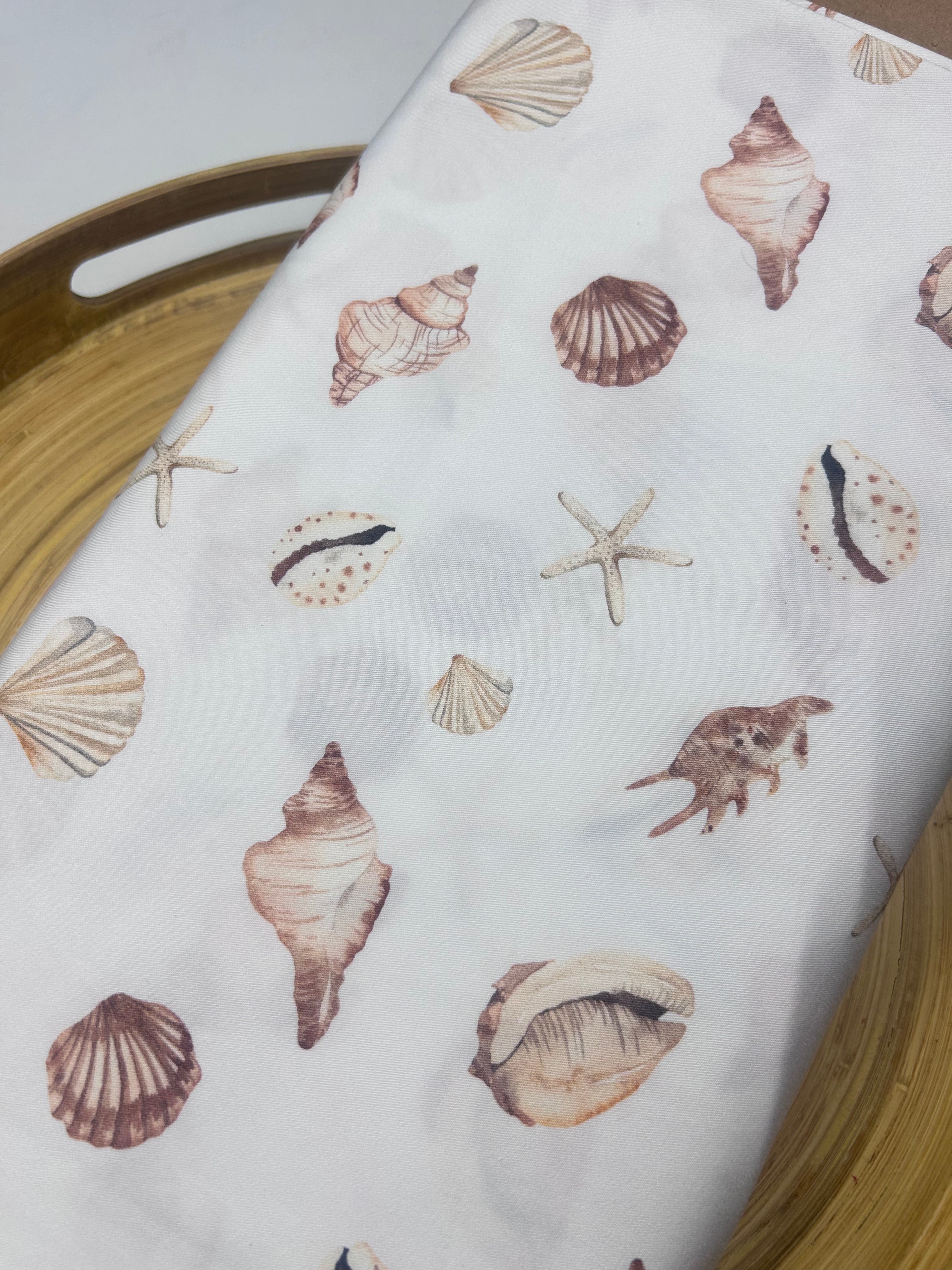 Neutral Shells - Woven Fabric – Minkee Minky Fabrics Australia