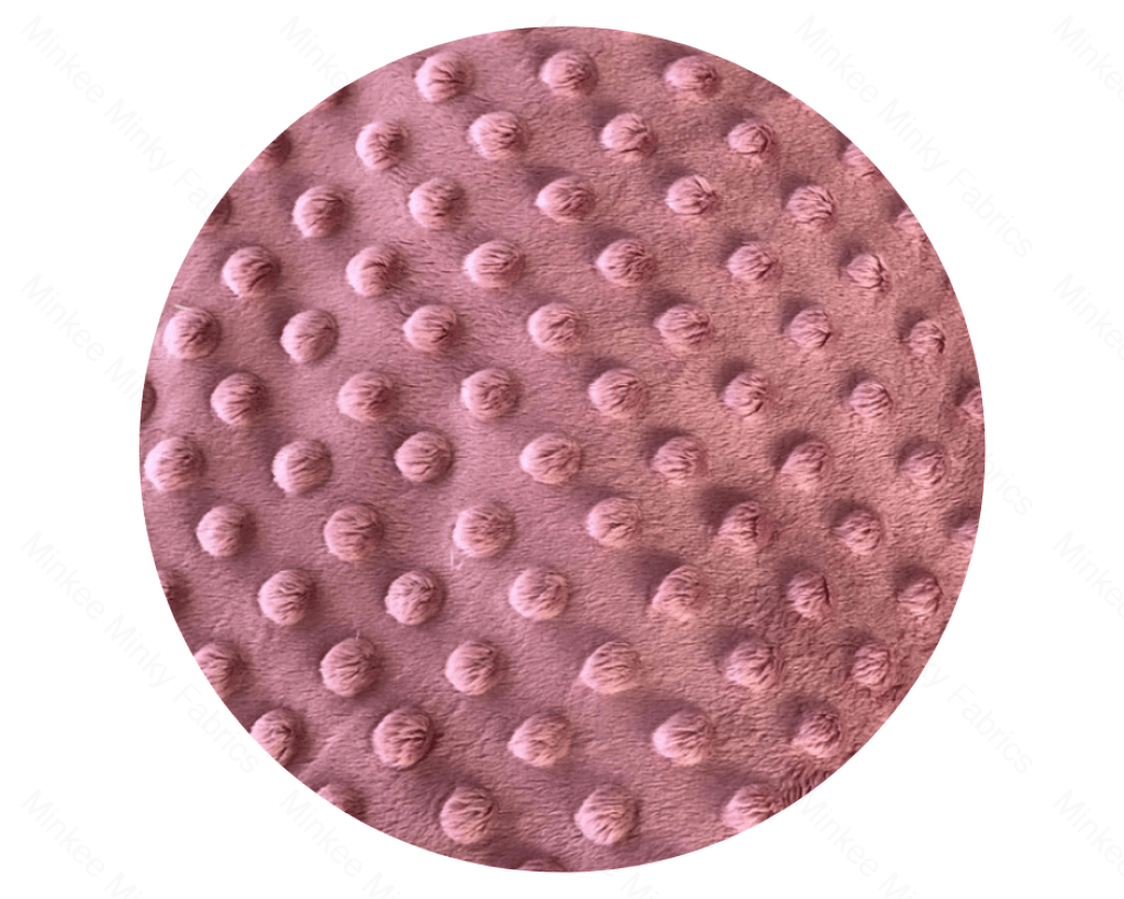 Premium Minky Dot Fabric - Blush – Minkee Minky Fabrics Australia