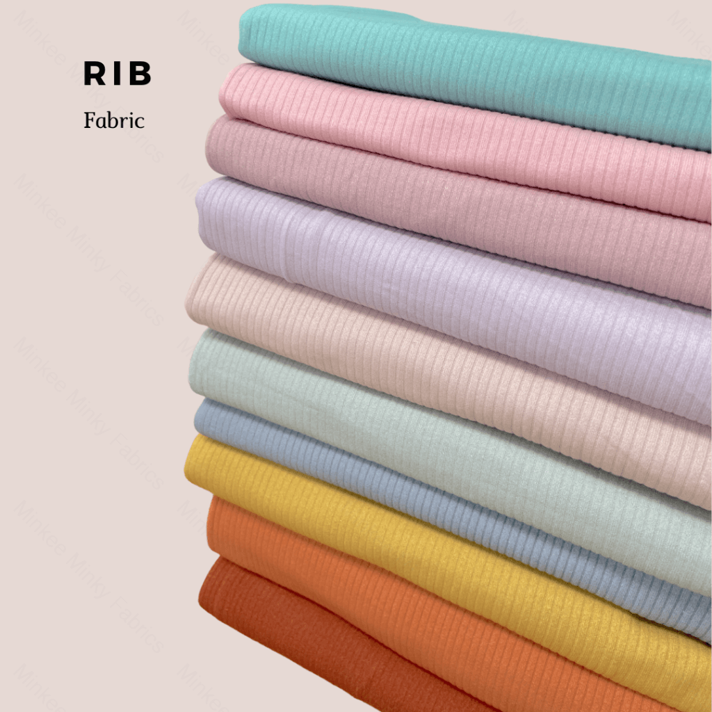 Solid Rib Fabric – Minkee Minky Fabrics Australia